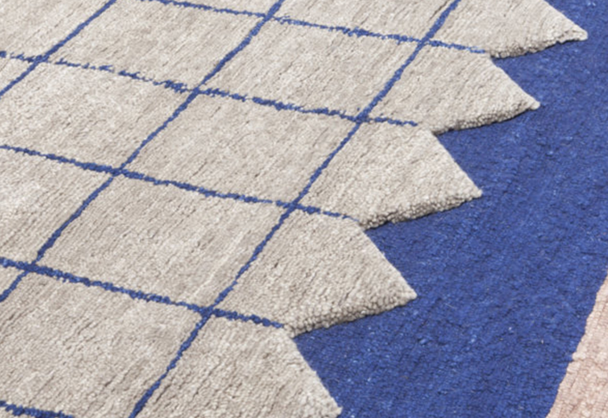 Tapis QUADRO CELESTE | CC Tapis | Collections Claude Cartier Décoration