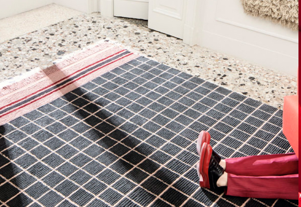 Tapis QUADRO CELESTE | CC Tapis | Collections Claude Cartier Décoration